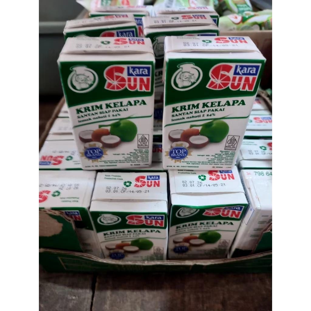 Jual Sun Kara 110ml Santan kelapa ( isi 24 ) | Shopee Indonesia