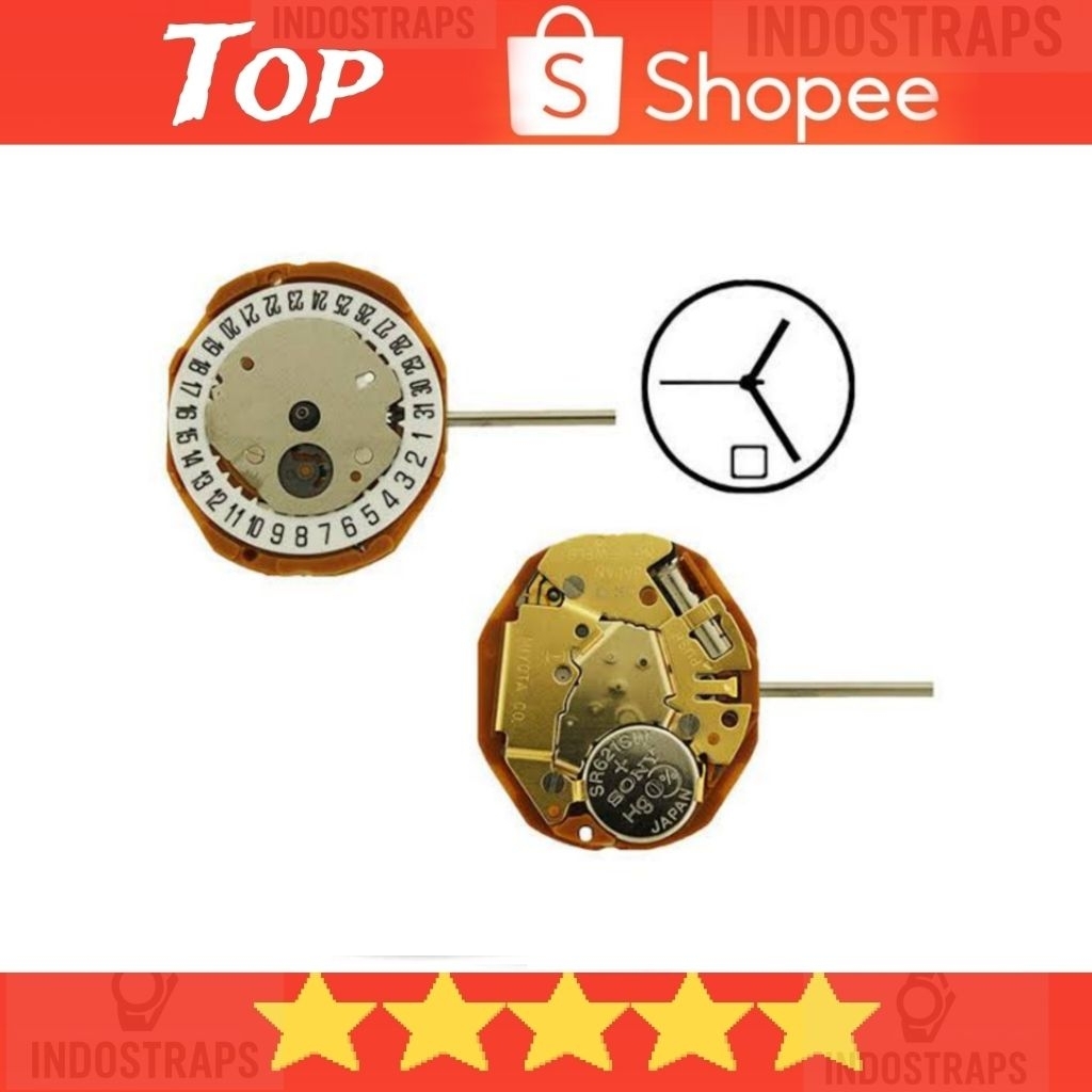 Jual MESIN JAM TANGAN MIYOTA GL10 - TANGGAL SAMPING DAN BAWAH | Shopee Indonesia