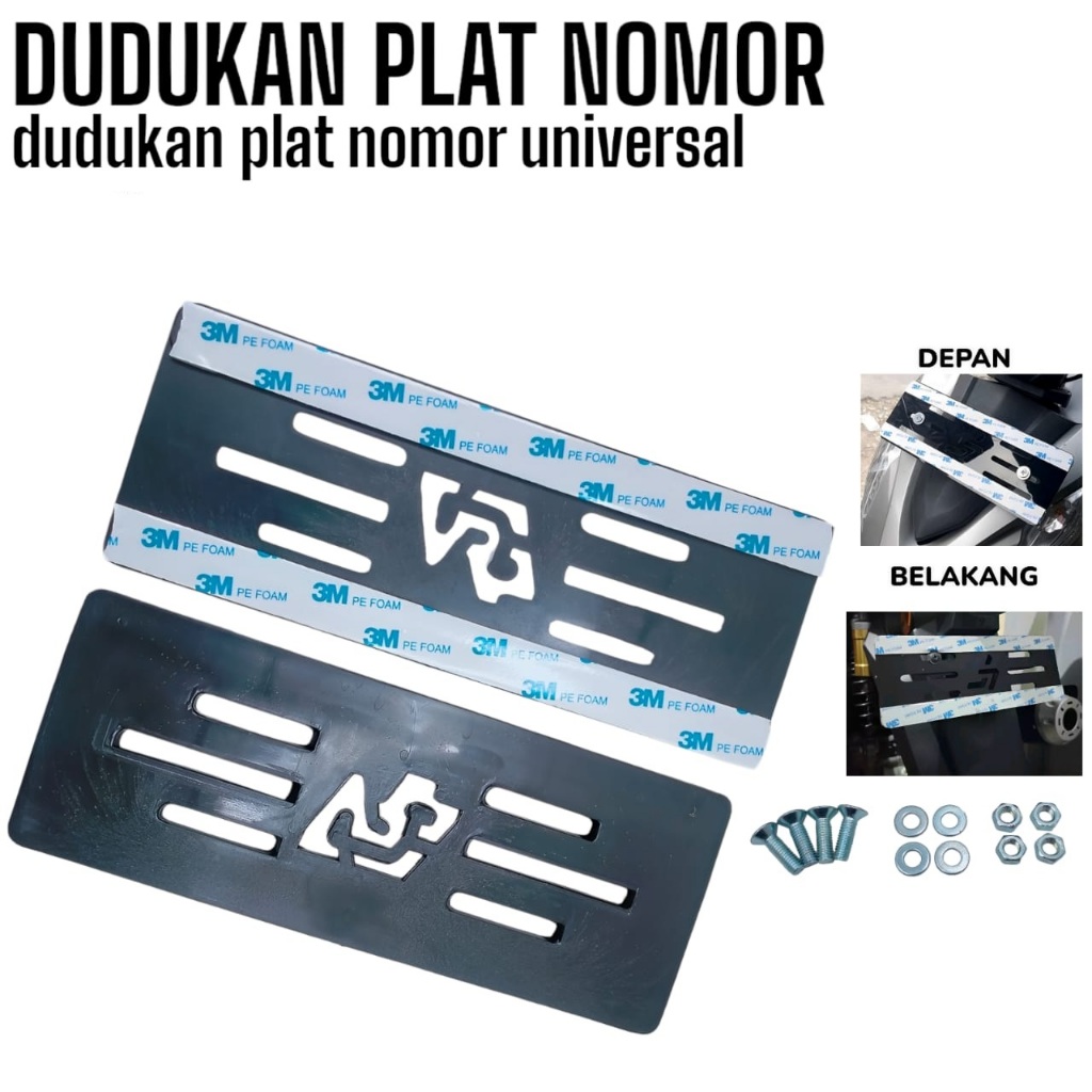 Jual Framelessplate Motor Dudukan Plat Nomor Tanpa Bingkai CLEAN LOOK ...
