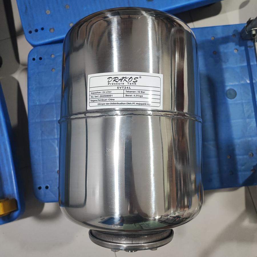 Jual Tabung Tekanan Drakos SVT 24 Liter | pressure tank stainless steel ...