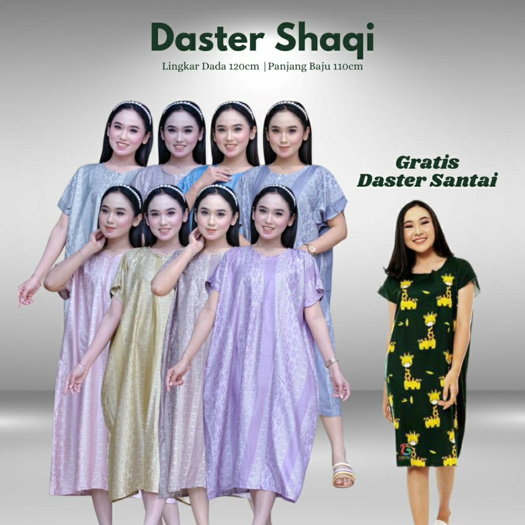 Jual Promo Paket Daster Busui 3 Gratis 1 Bahan Rayon Premium Halus Adem ...
