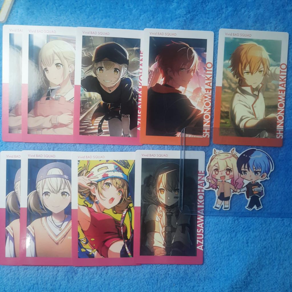 Jual ePick card Shinonome Akito dan Azusawa Kohane official Project Sekai colorful stage ...