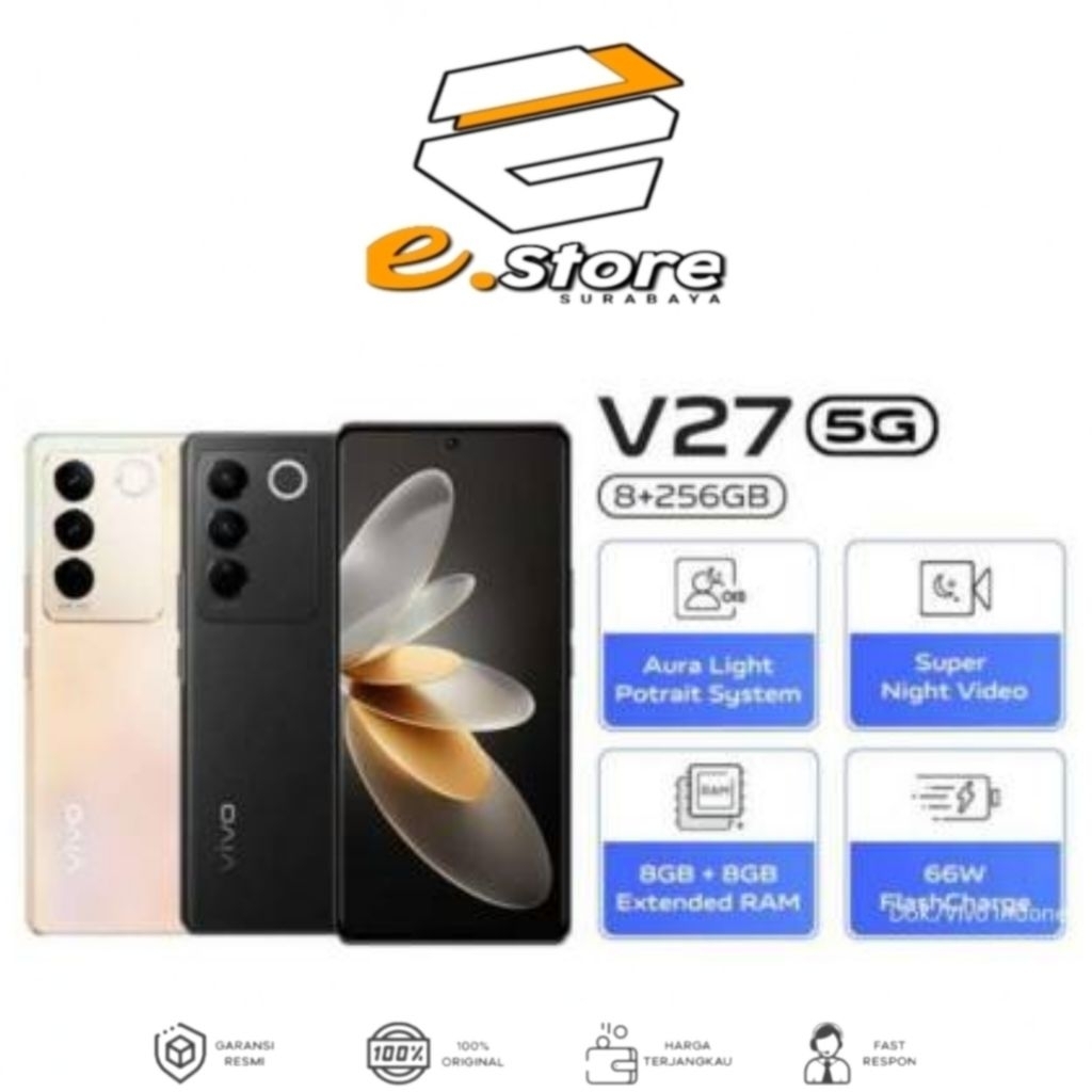 Jual VIVO V27 5G {8GB/256GB} ORIGINAL & BERGARANSI RESMI VIVO INDONESIA ...