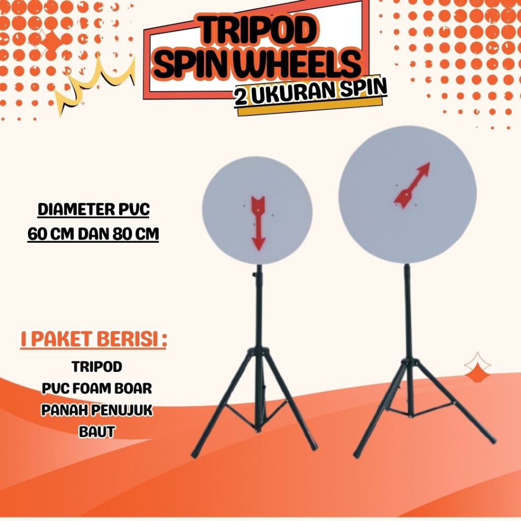 Jual Tripod Spin Wheels / Roda Undian / Roda Spin / Putaran Arisan ...