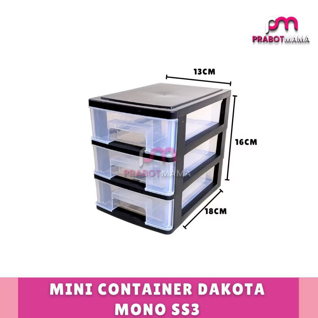 Jual Container mini Dakota susun 3 | Kotak serbaguna | Laci penyimpanan ...
