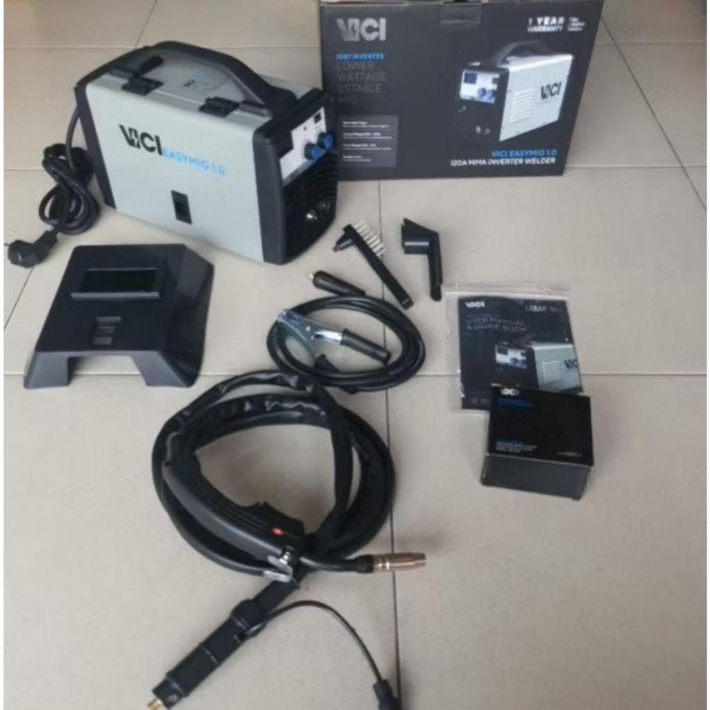 Jual VICI mesin las MIG 120a travo las mma inverter welder las roll mig tanpa gas | Shopee Indonesia