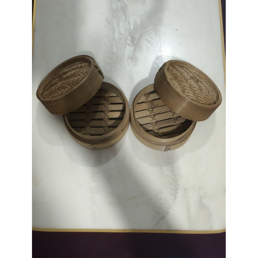 Jual KLAKAT BAMBU Kukusan Dimsum 13 CM (1 BADAN + 1 TUTUP) | Shopee ...