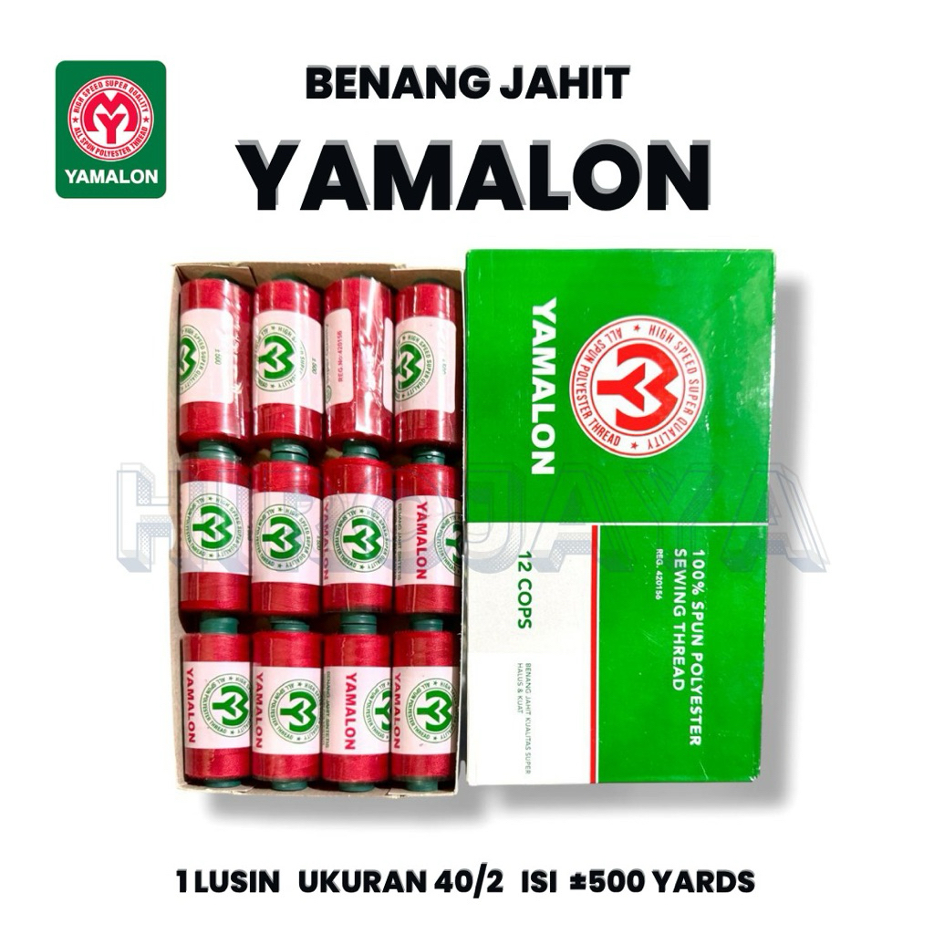 Jual Benang Jahit Yamalon 40/2 – 500 Yards per Lusin (12roll) | Shopee ...