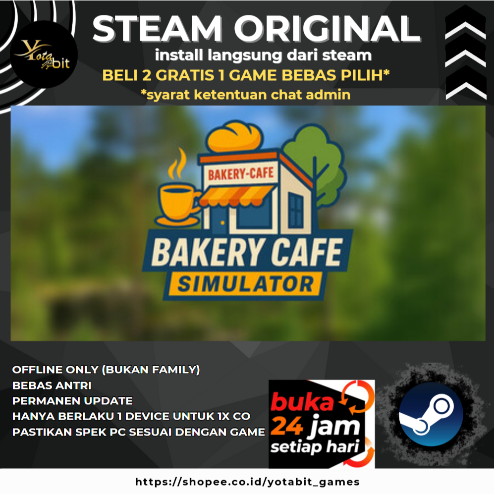Jual Bakery Cafe Simulator Offline PC Game Original | Shopee Indonesia