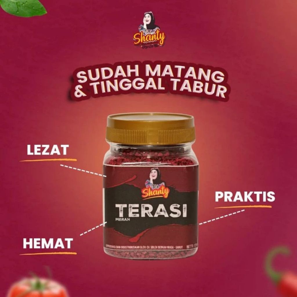 Jual Terasi merah tabur teh shanty/Kemasan & Botol | Shopee Indonesia