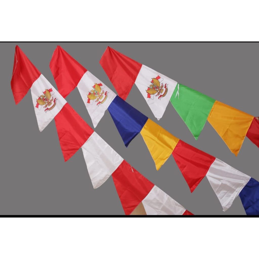 Jual Bendera Umbul - umbul standar ukuran 2 Meter Bahan Satin jahitan ...