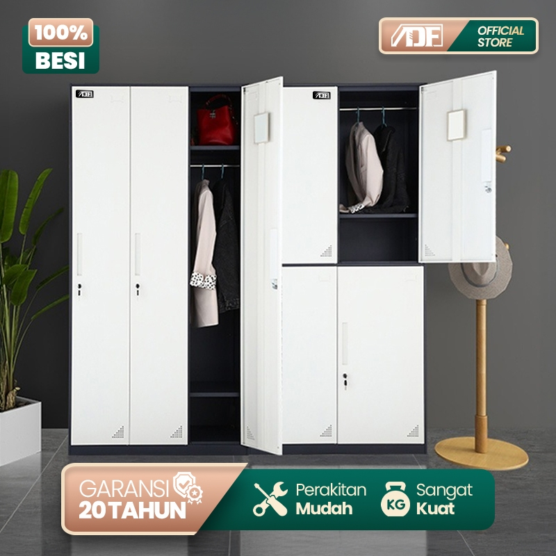 Jual Loker Besi Pakaian Lemari Loker Besi 2-15 Pintu Serbaguna Locker ...