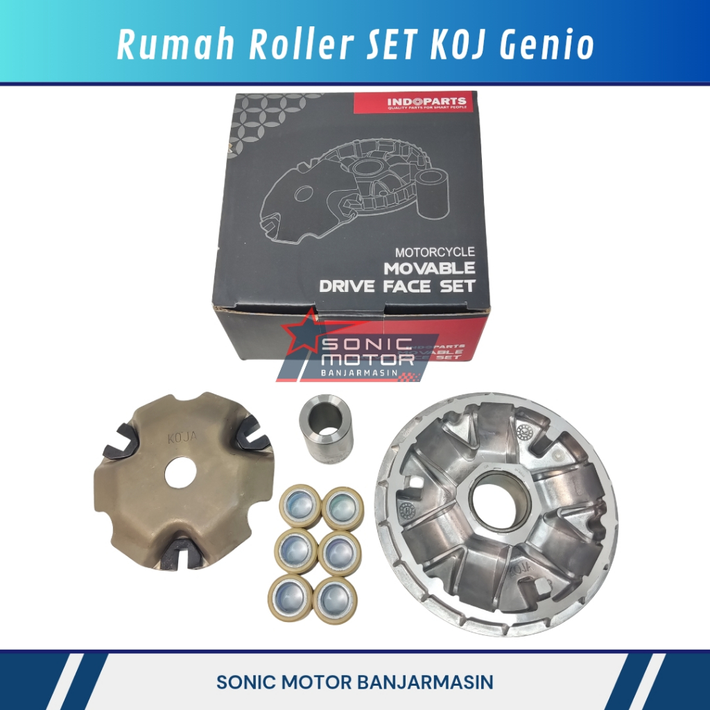 Jual INDOPARTS RUMAH ROLLER SET (K0J) GENIO BEAT NEW ESP DELUXE K1A ...