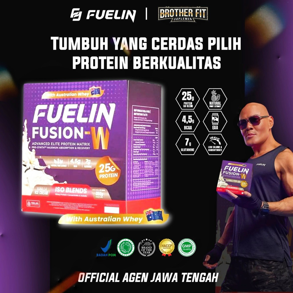 Jual Fuelin Fusion W Iso Blend (Whey protein dan Isolate) Suplement ...