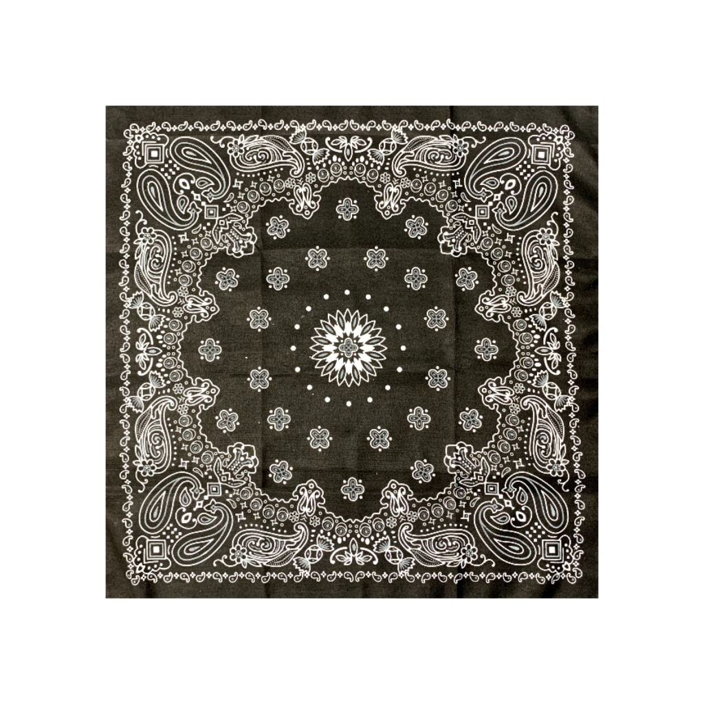 Jual Deepluck Slayer Bandana Motif Paisley Hitam - Slayer Scarf Pria ...