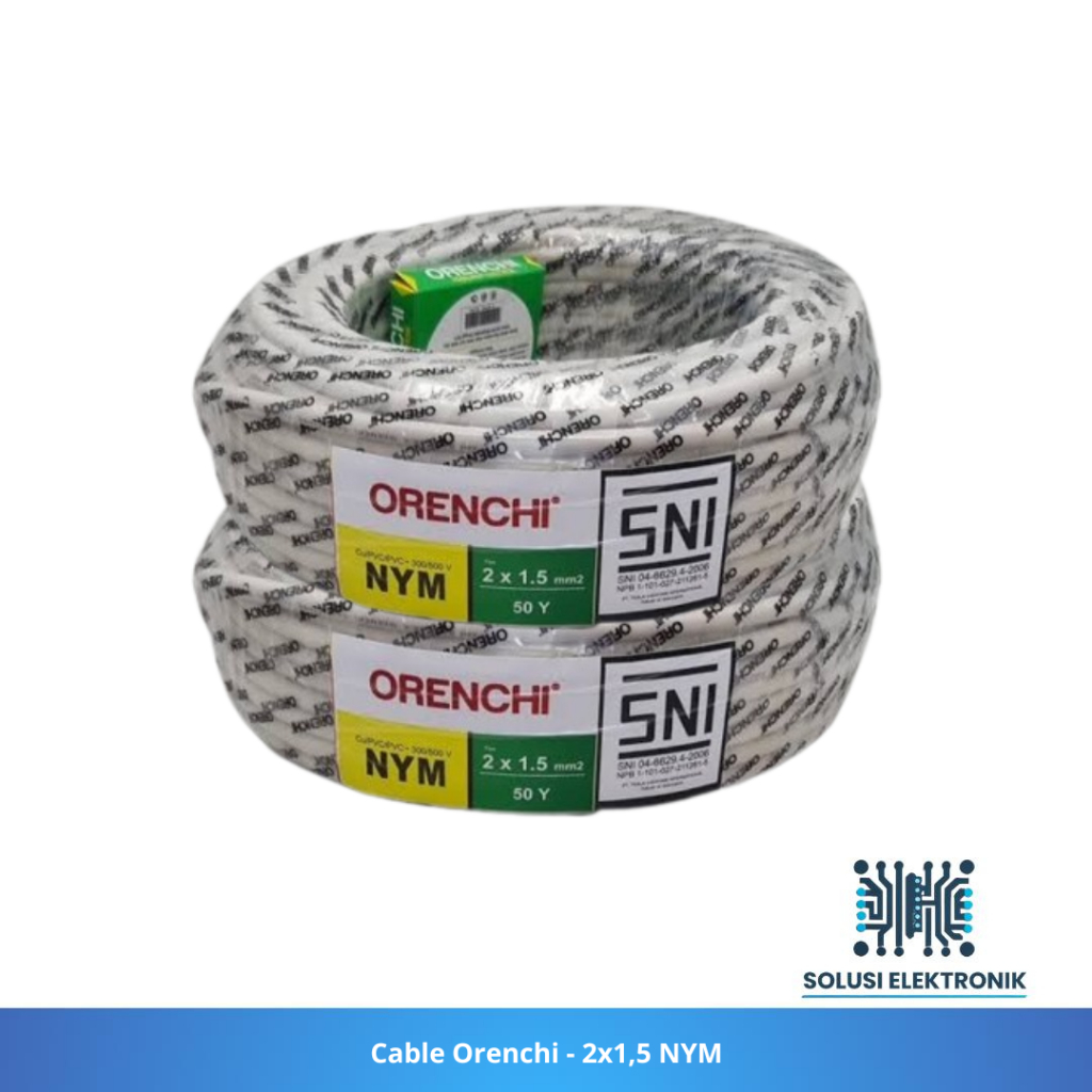 Jual Kabel Listrik Orenchi NYM 2x1,5 50 Meter Full Tembaga 1roll ...