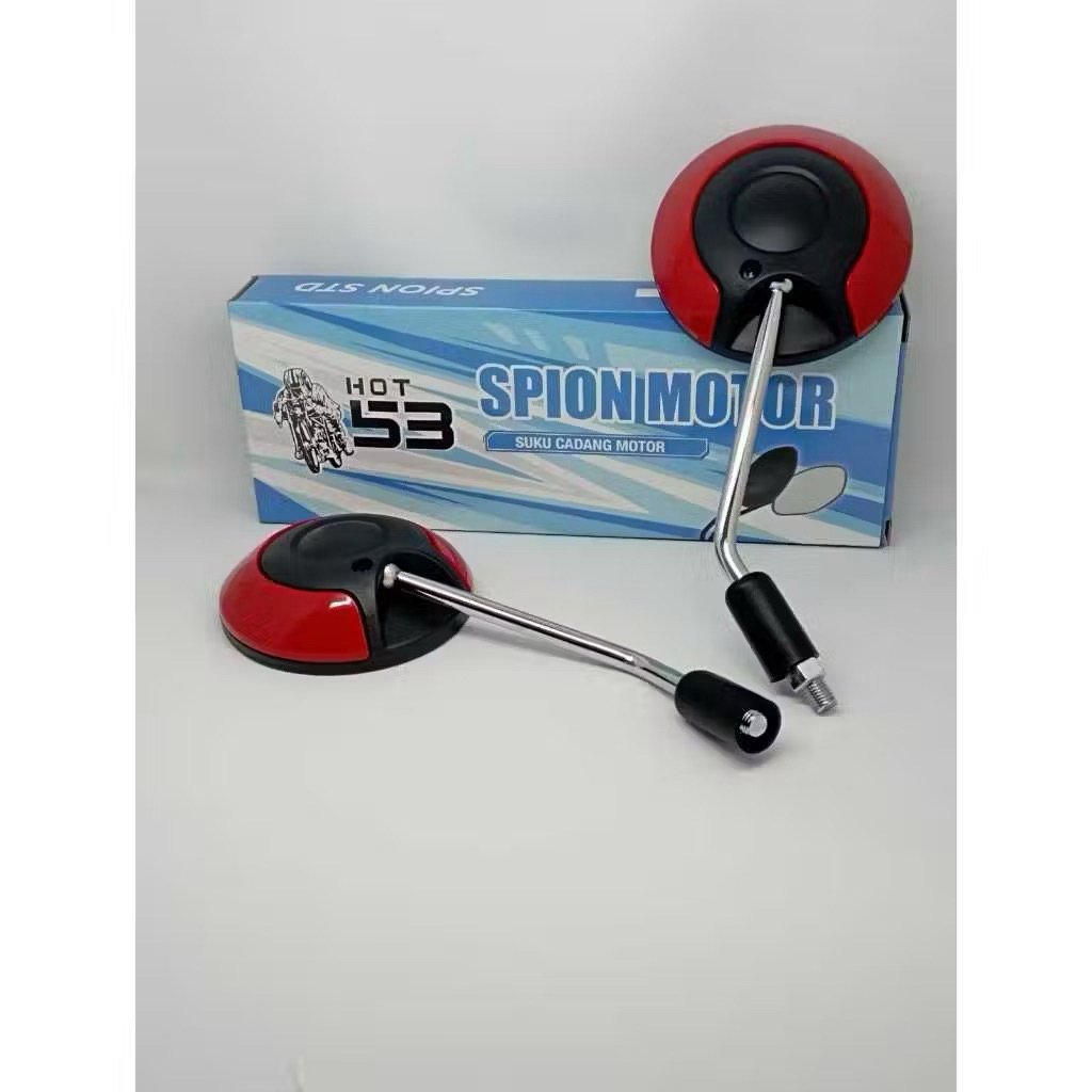 Jual Spion Kaca Spion Standar Honda Scoopy Warna Merah Spion Bulat (HOT ...