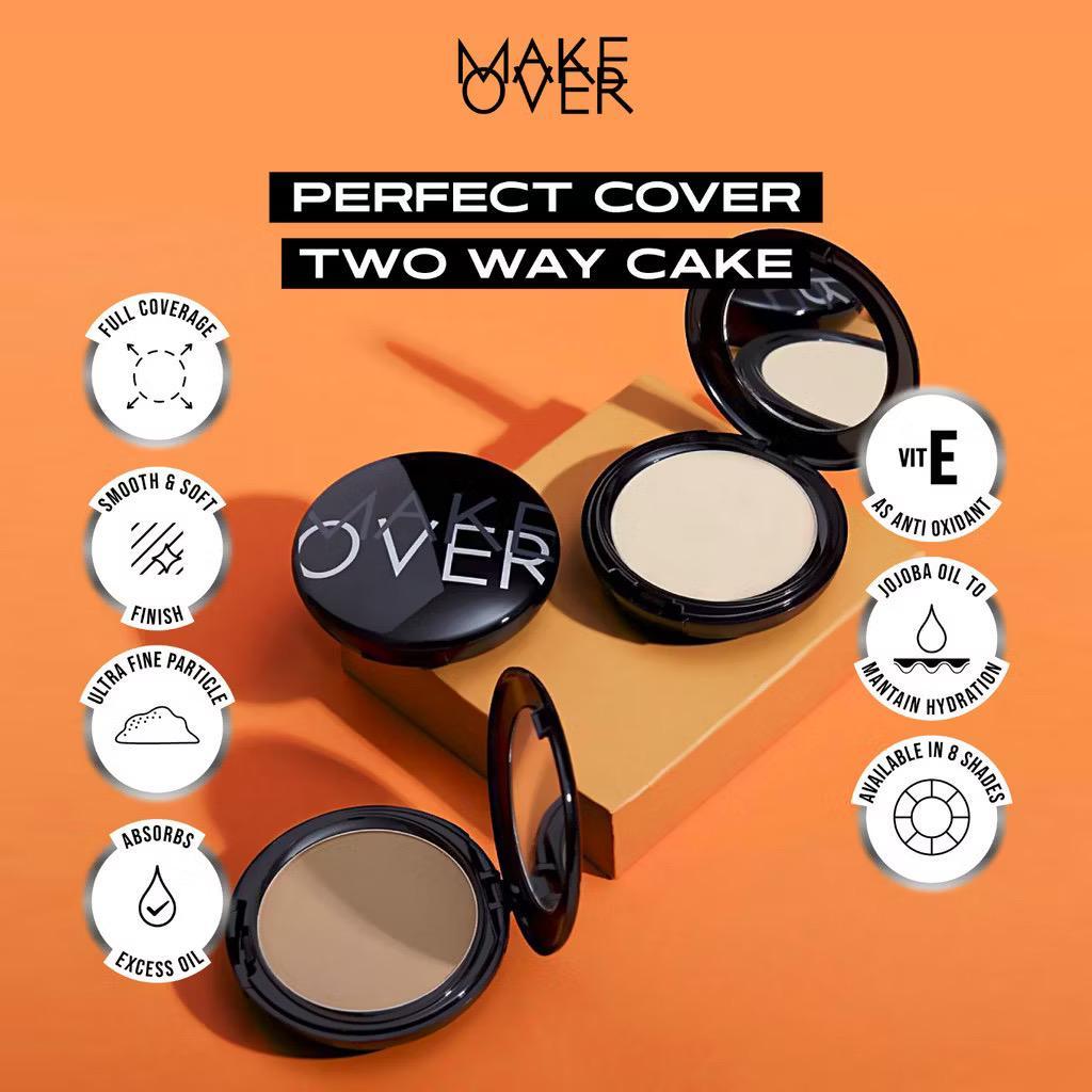 Jual [BPOM] MAKE OVER Perfect Cover Two Way Cake SPF15 12g | EXP 2027 ...