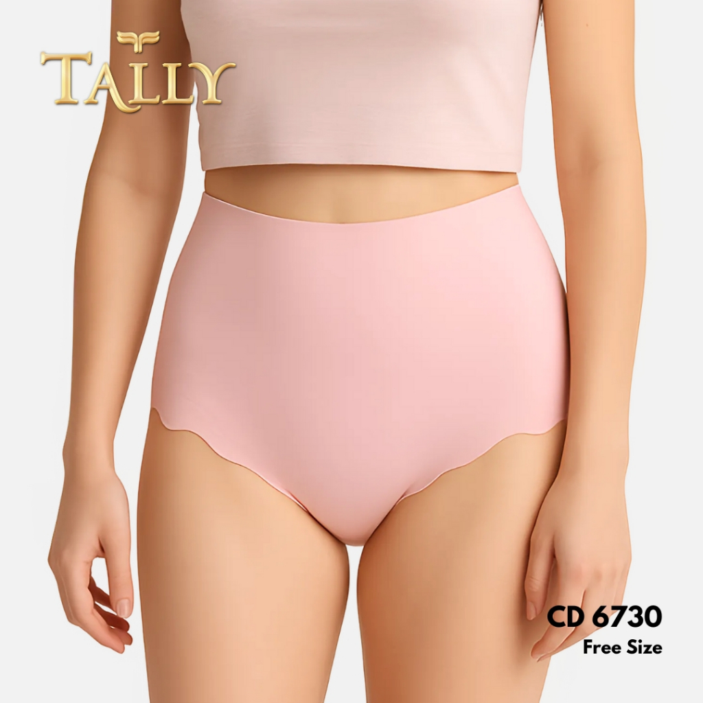 Jual TALLY CD 6730 Celana Dalam Wanita Bahan Nilon Seamless Fit to L - XL Tanpa Jahitan Cd Basic ...