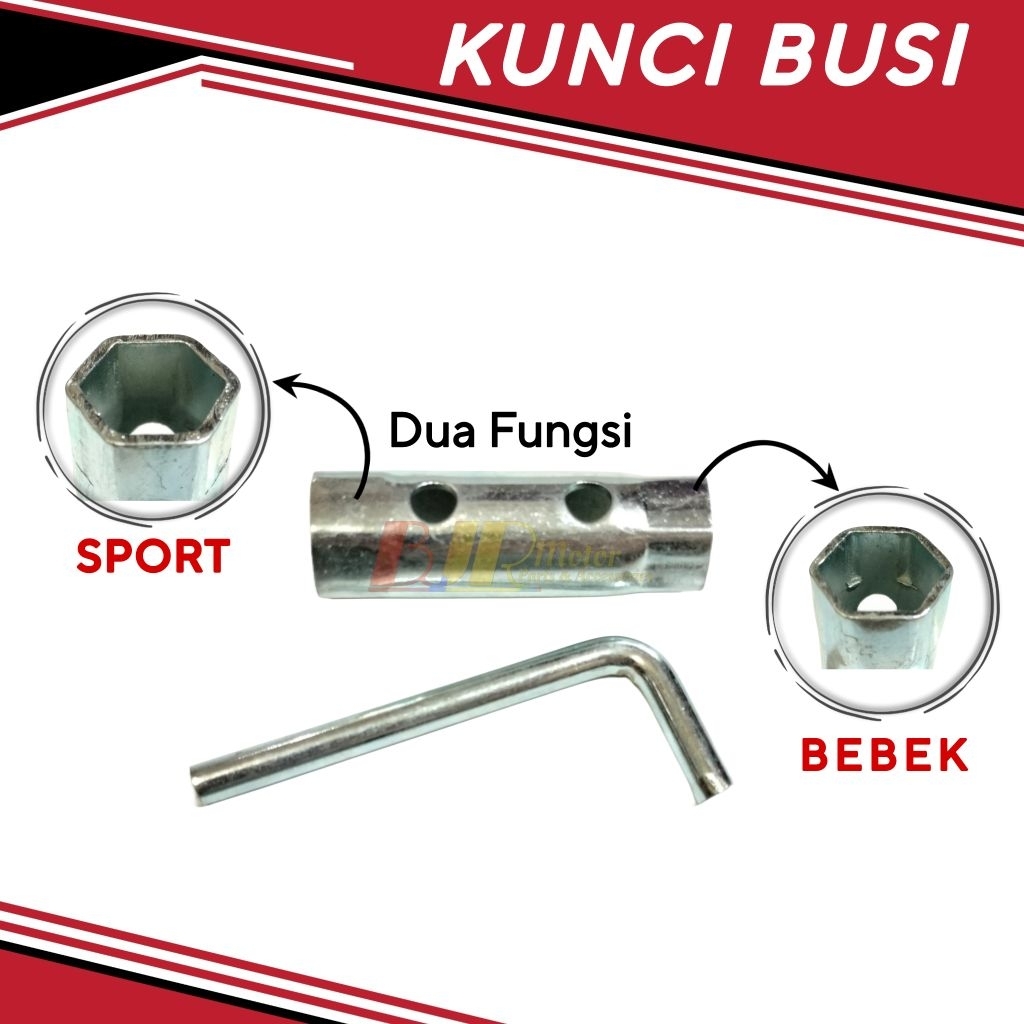 Jual KUNCI BUSI 2 FUNGSI BEBEK/SPORT CKDPASS | Shopee Indonesia