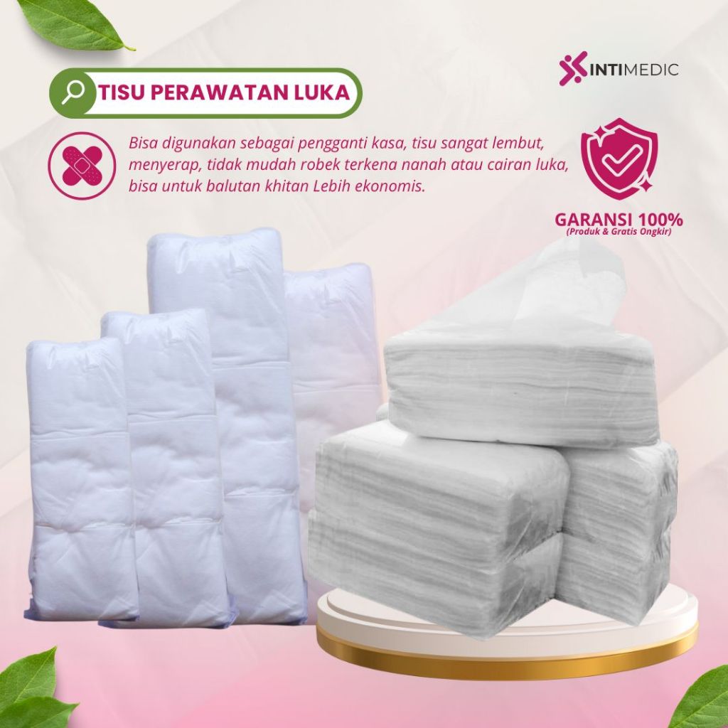 Jual Tisu Luka / Tisu Perawatan Luka / Tisu Pembersih Luka / Wound Care ...