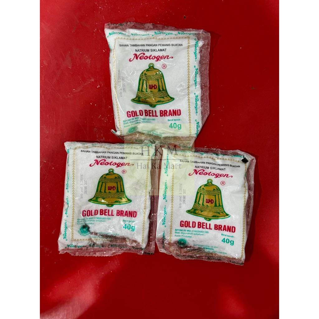 Jual Neotogen Gold Bell Brand 40 gr . Sari Murni Pemanis Buatan Natrium ...