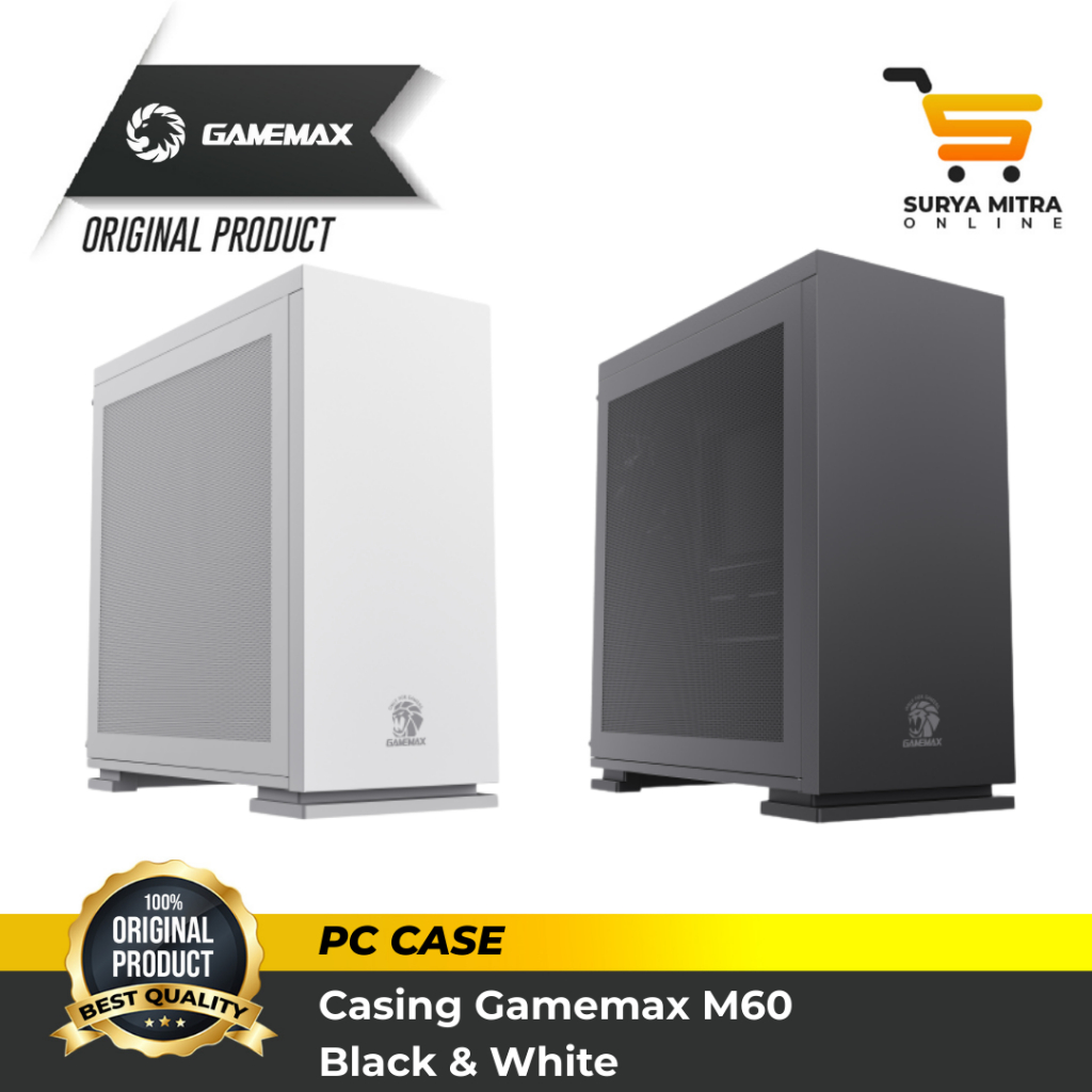 Jual Casing GameMax M60 White Dual Mesh mATX Gaming PC Case | Shopee ...