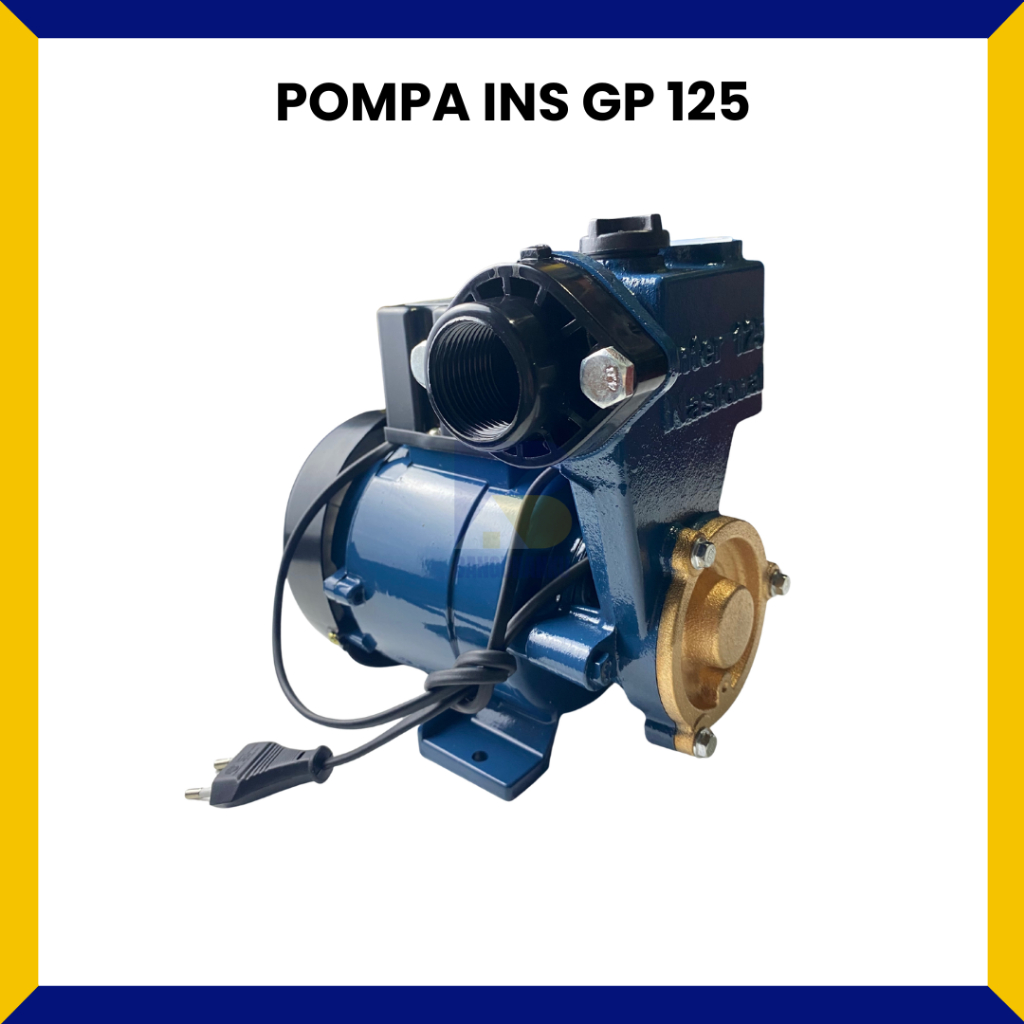 Jual Mesin Pompa Air Listrik Sumur Dangkal INS INTERNATIONAL Non Otomatis GP-125 / GP 125 ...