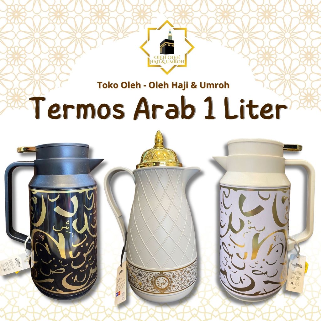 Jual TERMOS ARAB 1 LITER TERMOS VACUM TERMOS PREMIUM TERMOS MEWAH ...