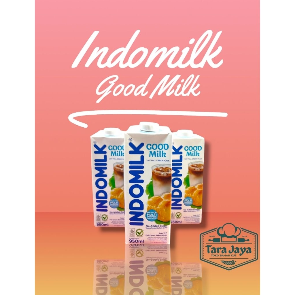 Jual Indomilk UHT Full Cream Plain 950ml | Shopee Indonesia