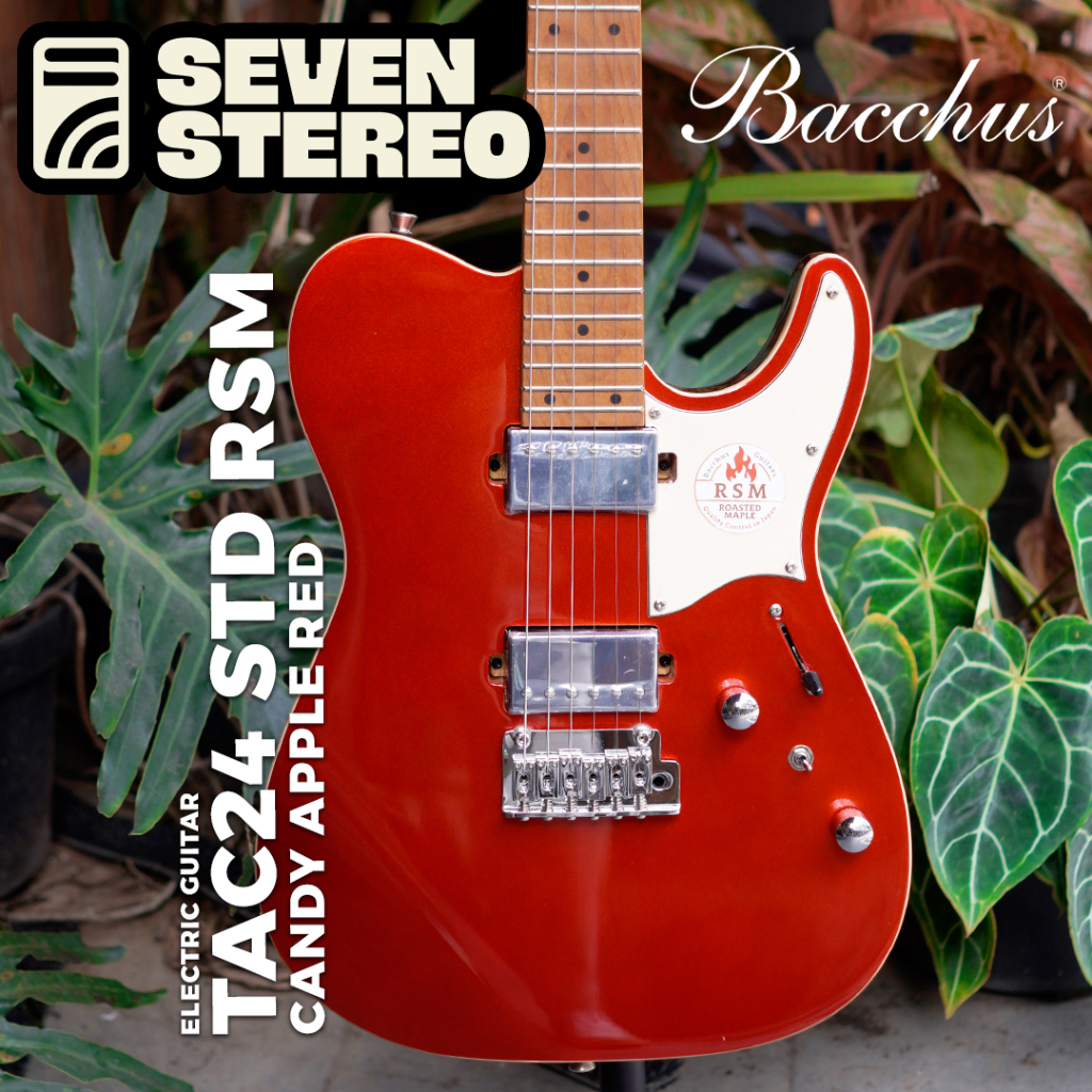 Jual Bacchus TAC24 STD-RSM/M Candy Apple Red Roasted Maple Electric ...