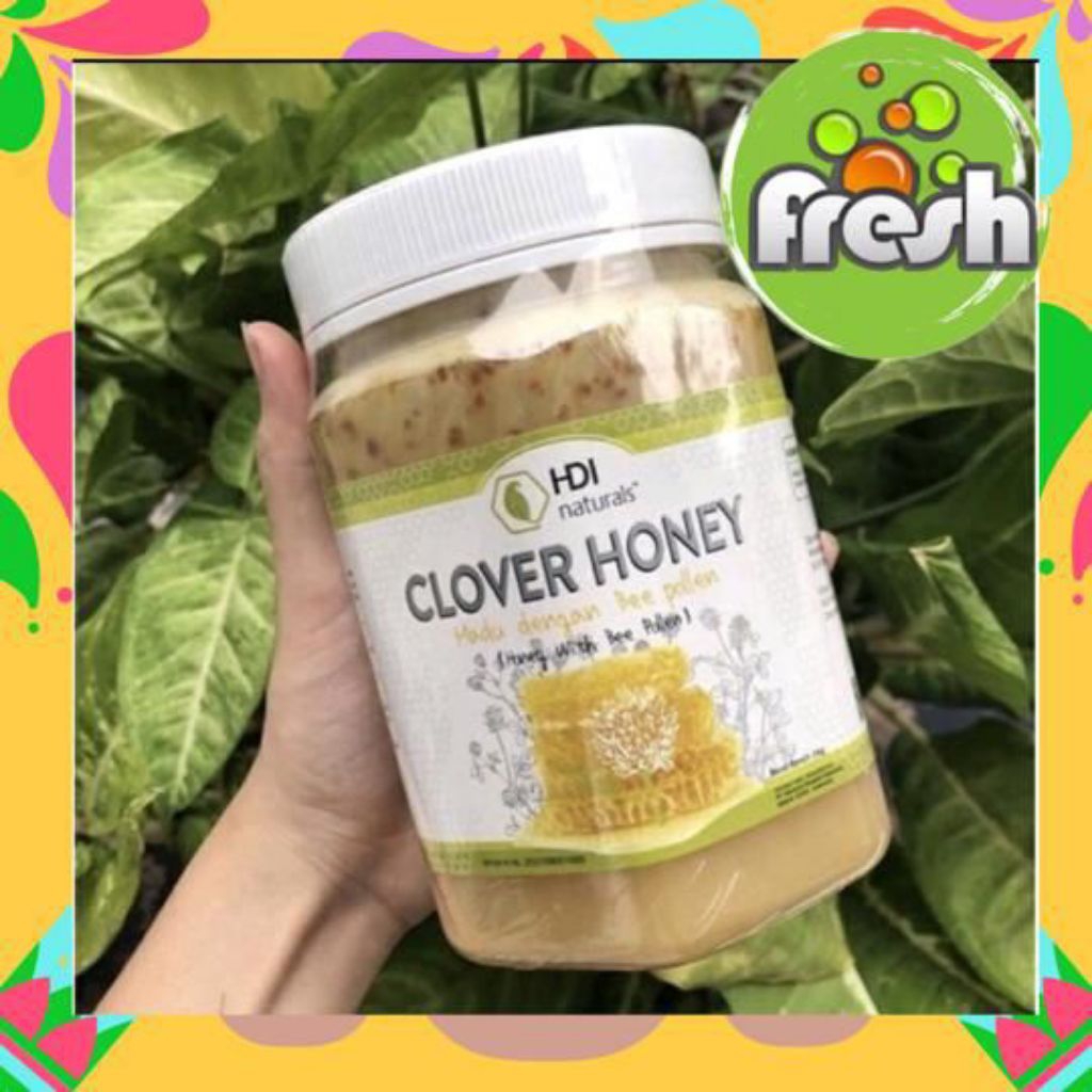 Jual Madu Clover Honey 1kg Original HDI exp 12/2028 gratis sendok kayu | Shopee Indonesia