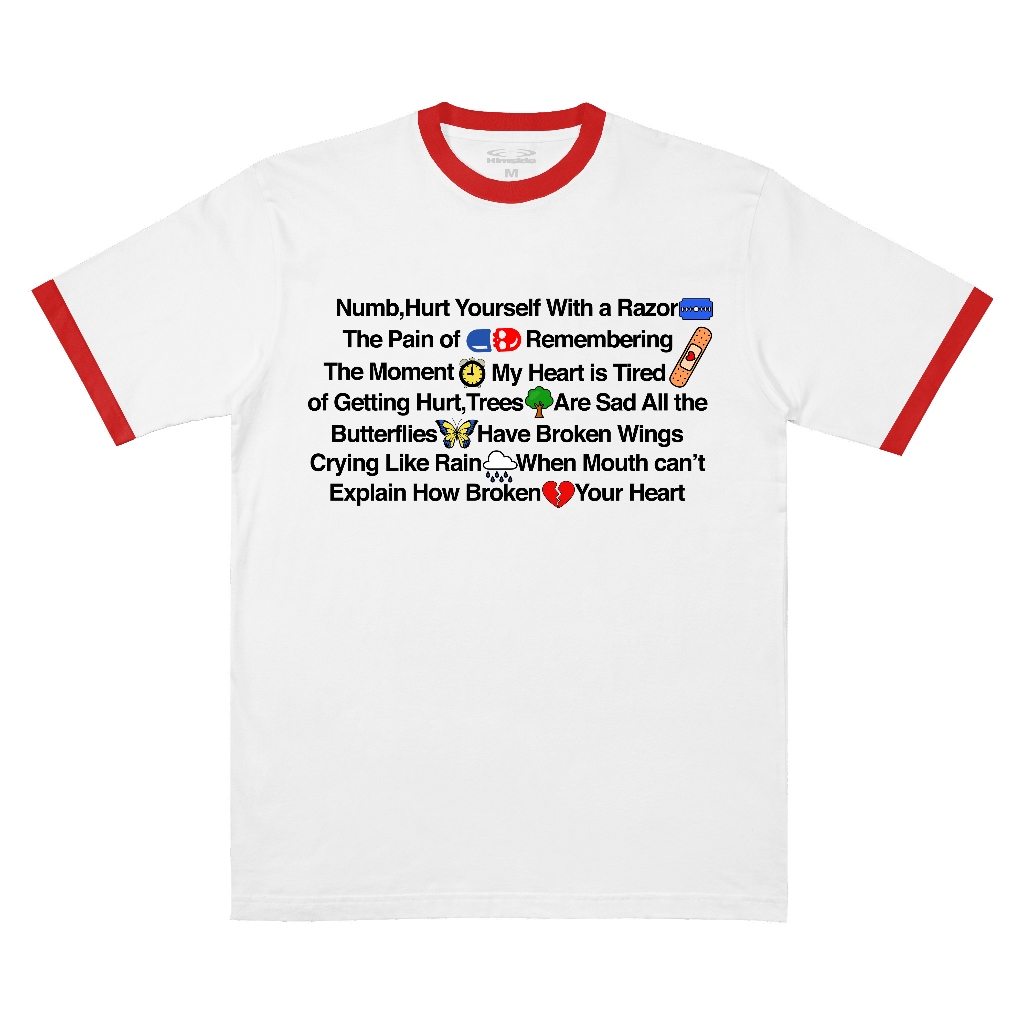 Jual Himside - Katun Combed 24s - Words Ring Tee - Kaos Lengan Pendek ...