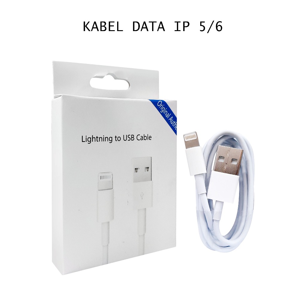 Jual KABEL DATA LIGHTNING CABLE DATA IP 5 / 6 / 7 / 8 ORIGINAL 100 ...