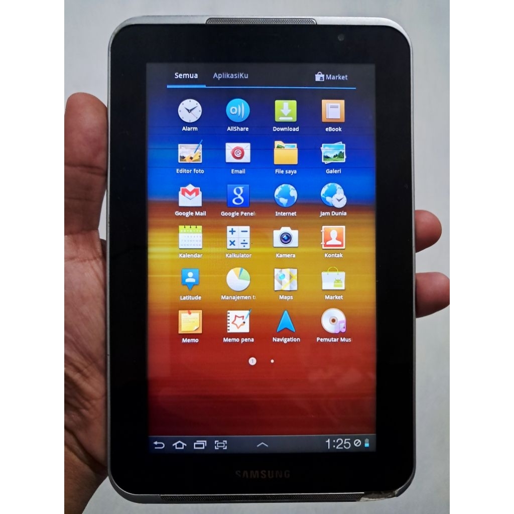 Jual Samsung Galaxy tab GT-P6201 ( Minus layar garis sentuh normal ...