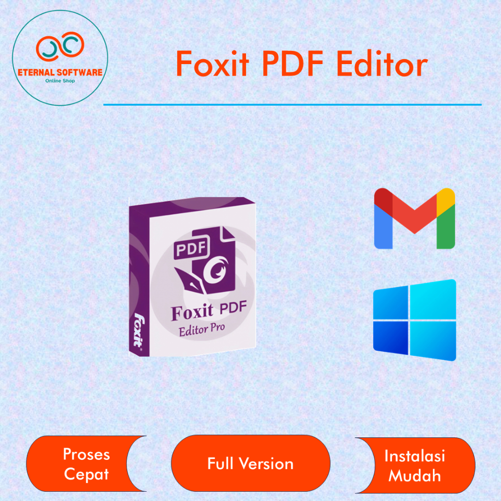 Jual Foxit PDF Editor Full Version Software Editing PDF Full Lisensi ...