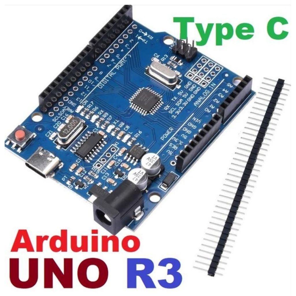 Jual Arduino Uno R3 USB Type-C Atmega328 CH340G Development Board Uno USB-C | Shopee Indonesia