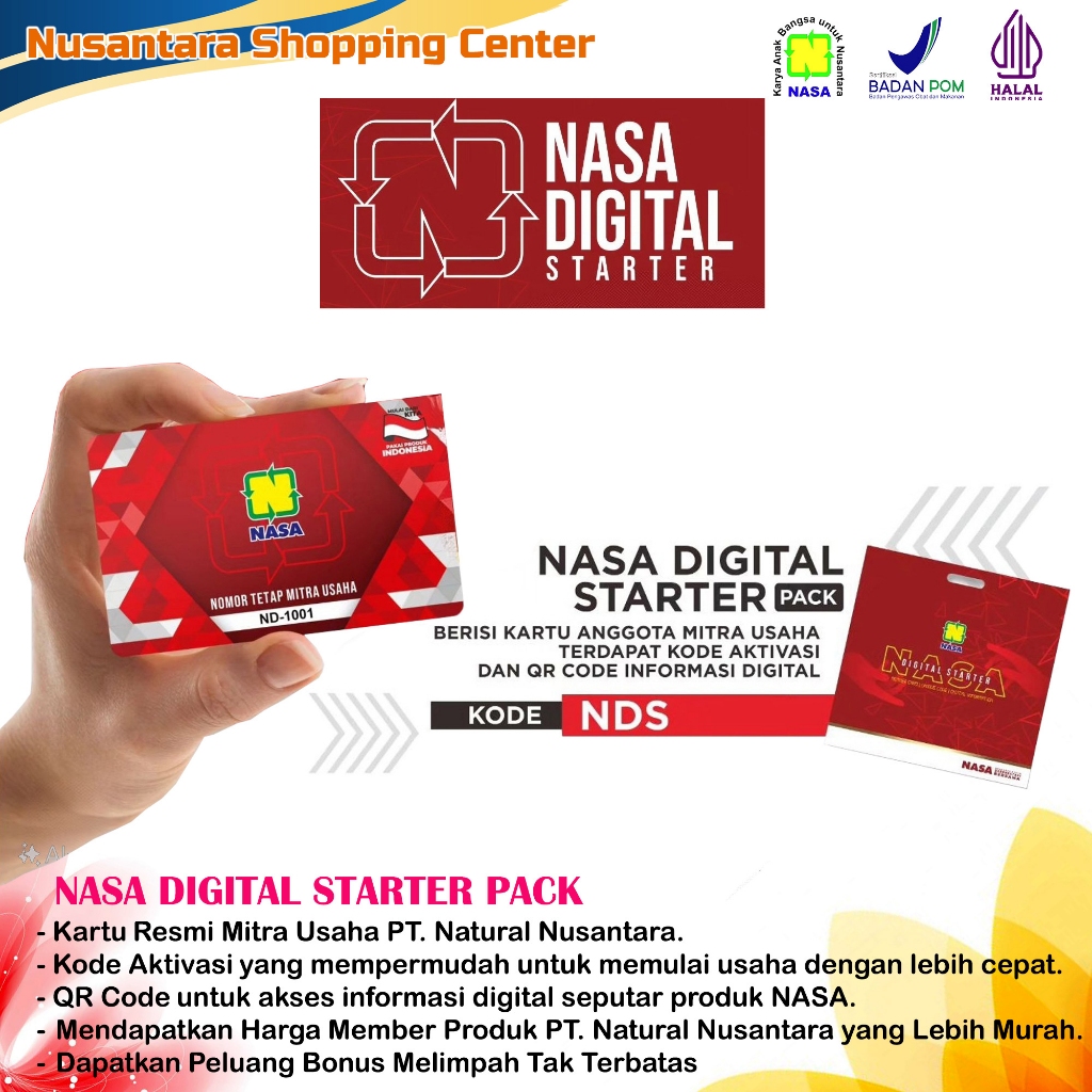 Jual NASA DIGITAL STARTER PACK | Shopee Indonesia