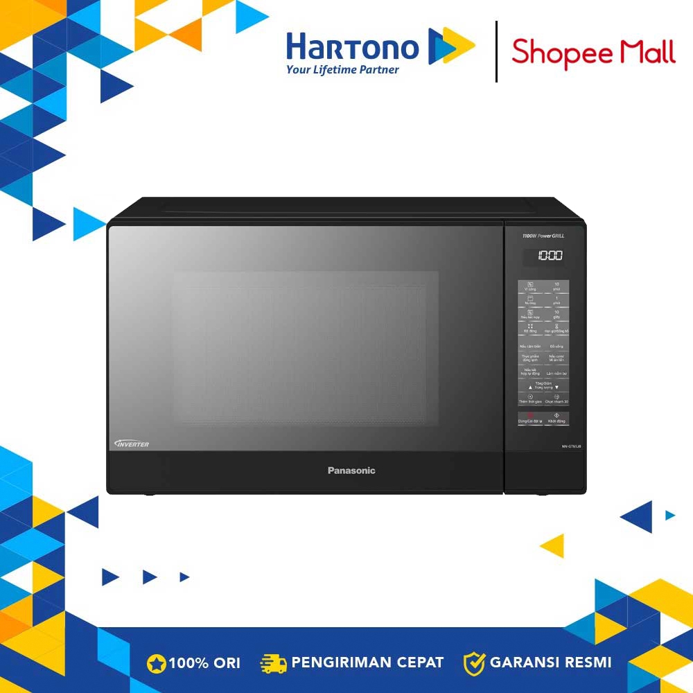 Jual Panasonic Counter Top Microwave NN-GT65JBTTE | Shopee Indonesia