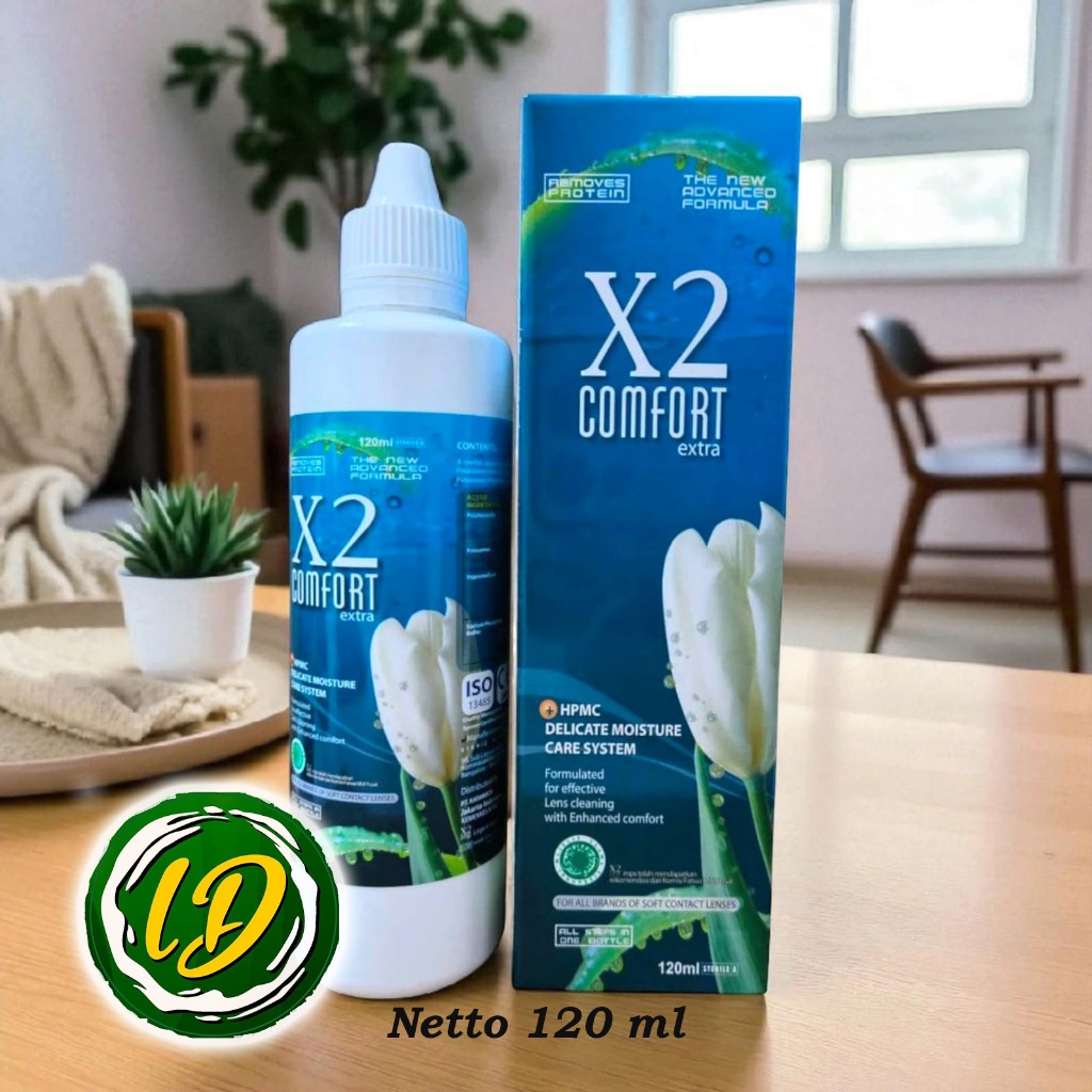 Jual X2 CAIRAN SOFTLENS 120 ML / X2 COMFORT AIR SOFTLEN / CONTACT LENS ...