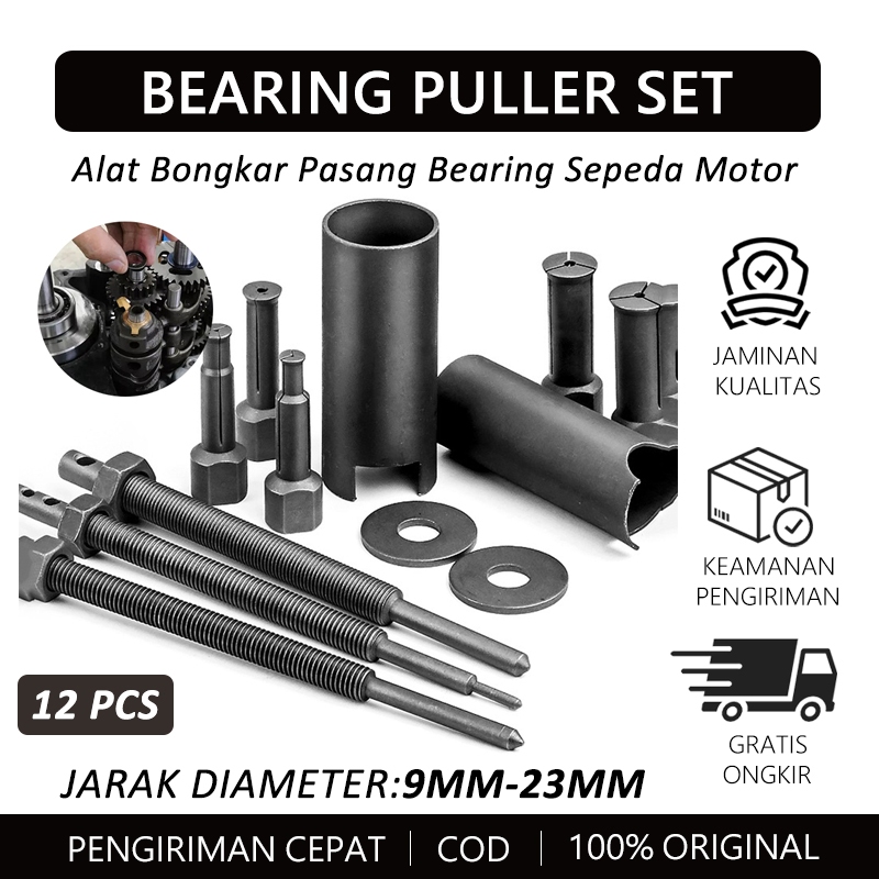 Jual Treker Bearing Puller Set 12 Pcs CVT Treker Lepas Pembuka Bearing ...