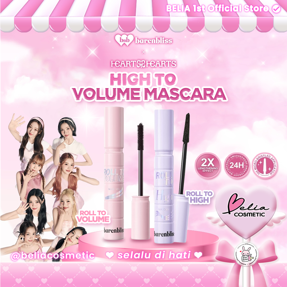 Jual BELIA BARENBLISS Roll to High | Roll to Volume Mascara | Long ...