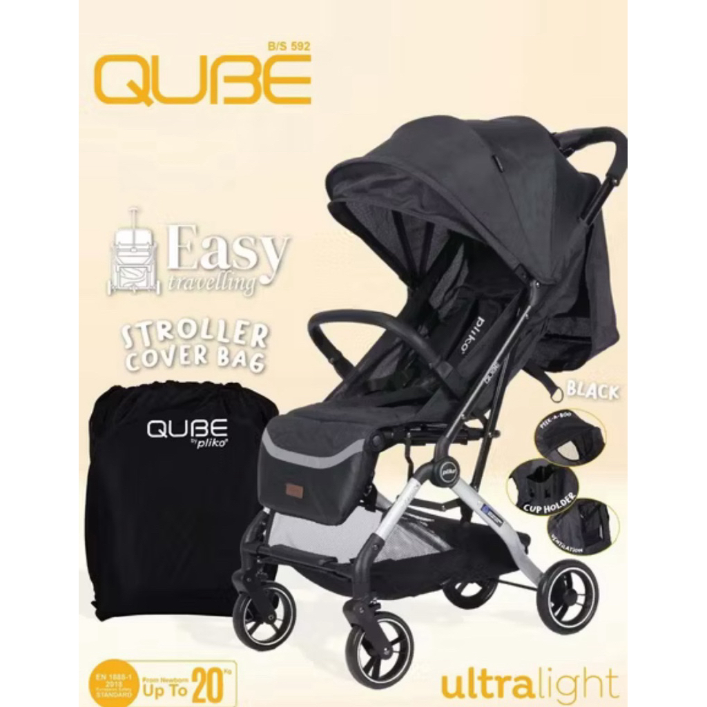 Jual Stroller Bayi Pliko B5 592 Qube | Shopee Indonesia