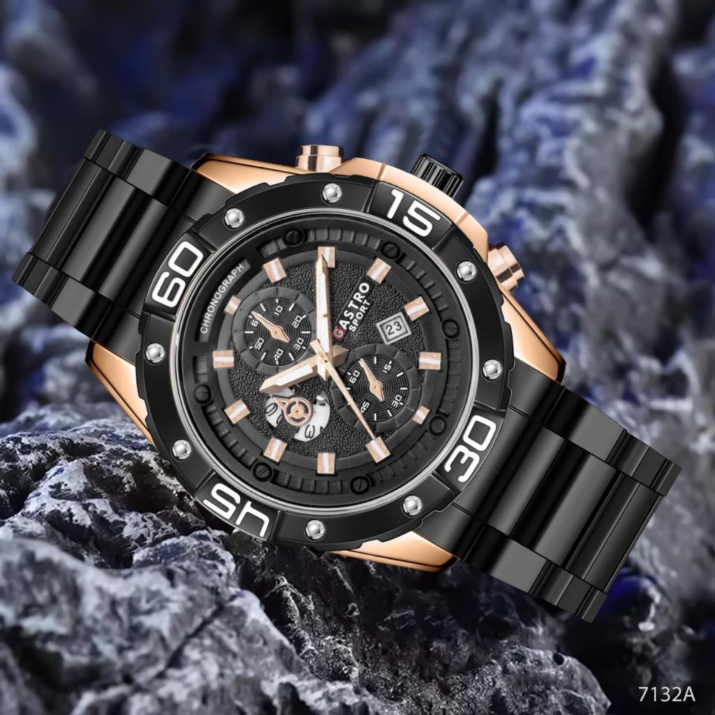Jual Jam Tangan Fashin Pria Rantai Tanggal Aktif Gastro Model Sport ...
