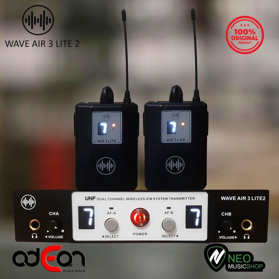 Jual Wave air 3 lite2 wireless IEM system stage panggung wave audio ...