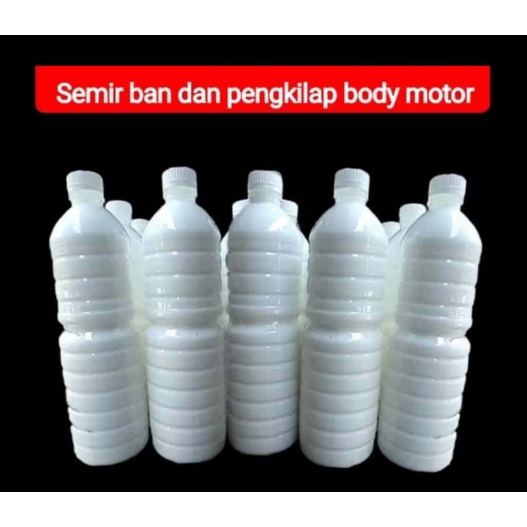 Jual 1 Liter Semir Ban Dan Pengkilap Body Mobil dan motor | Shopee ...