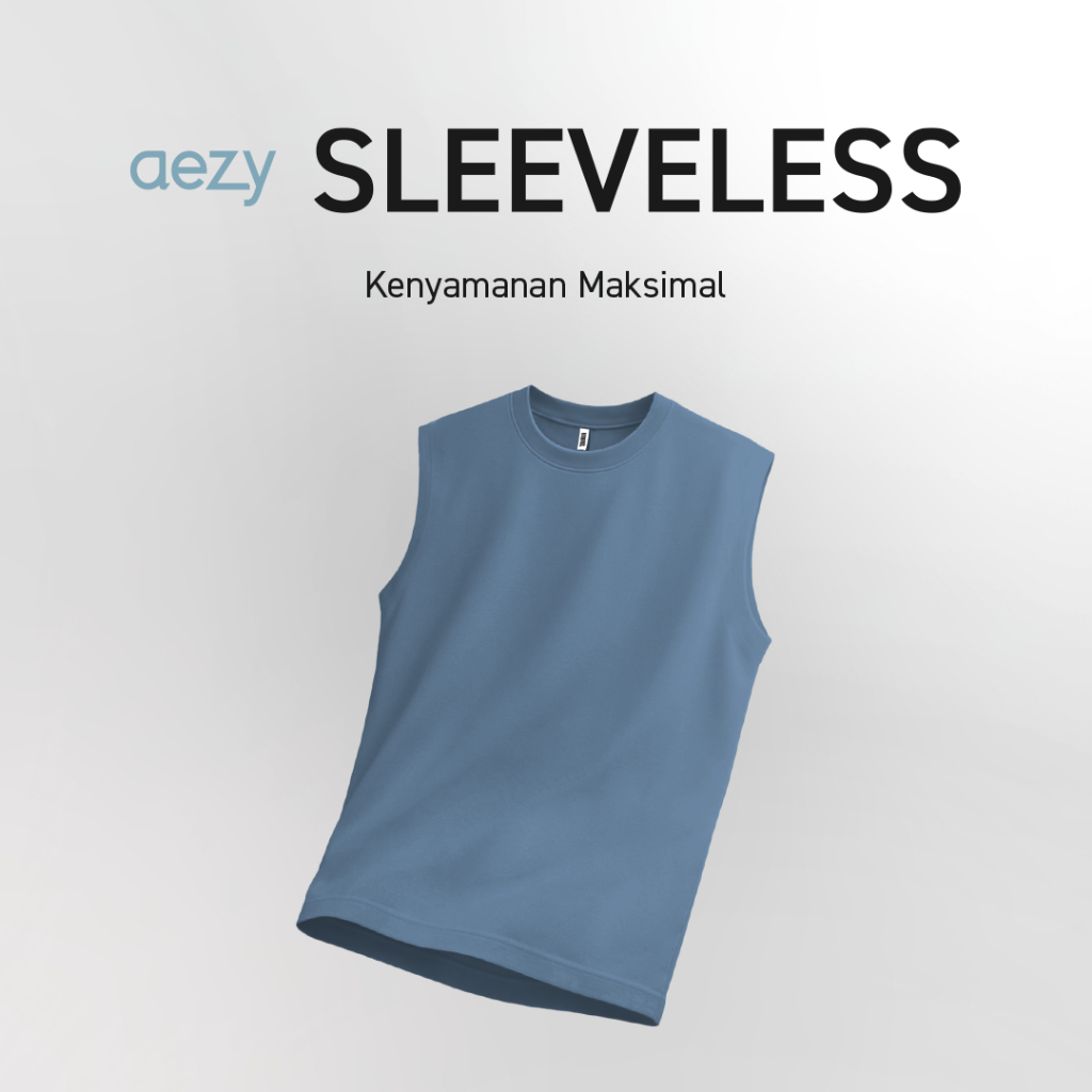 Jual No Void Minds AEZY LITE Sleeveless T-Shirt | Ice Berg | Shopee ...