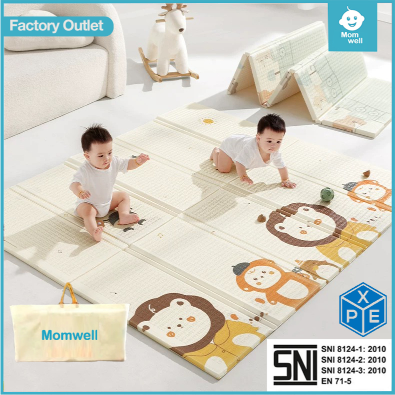 Jual Momwell SNI Playmat Anak 180x200 cm Karpet Lipat Anak/Bayi Tikar ...