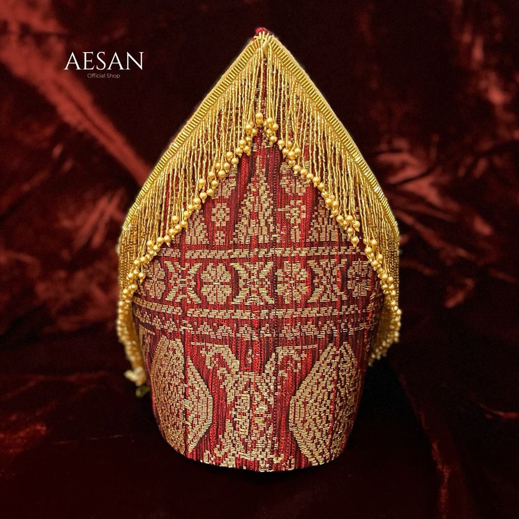 Jual Aesan - Sortopi Pengantin Songket Tenun Asli Premium | Shopee ...