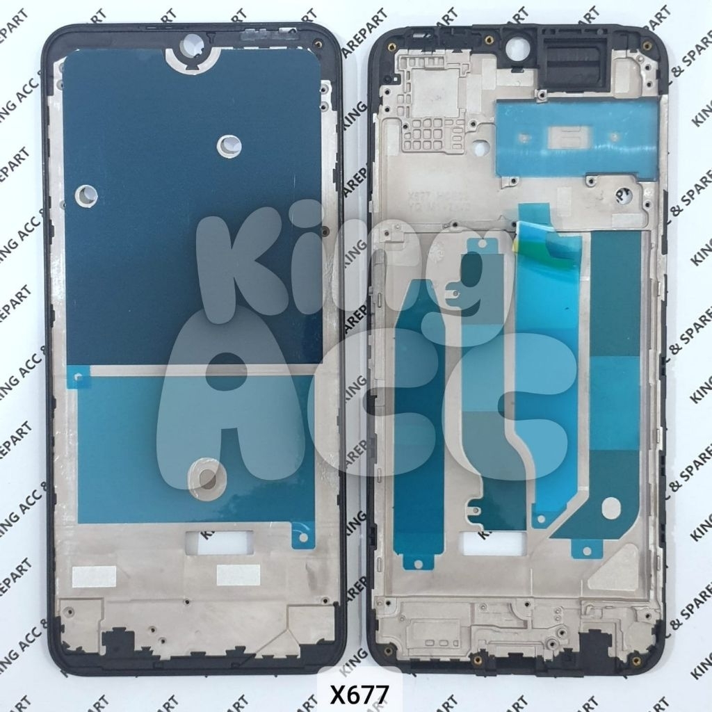 Jual FRAME DUDUKAN LCD TULANG TENGAH INFINIX NOTE 12i 2022 X677 MIDDLE ...